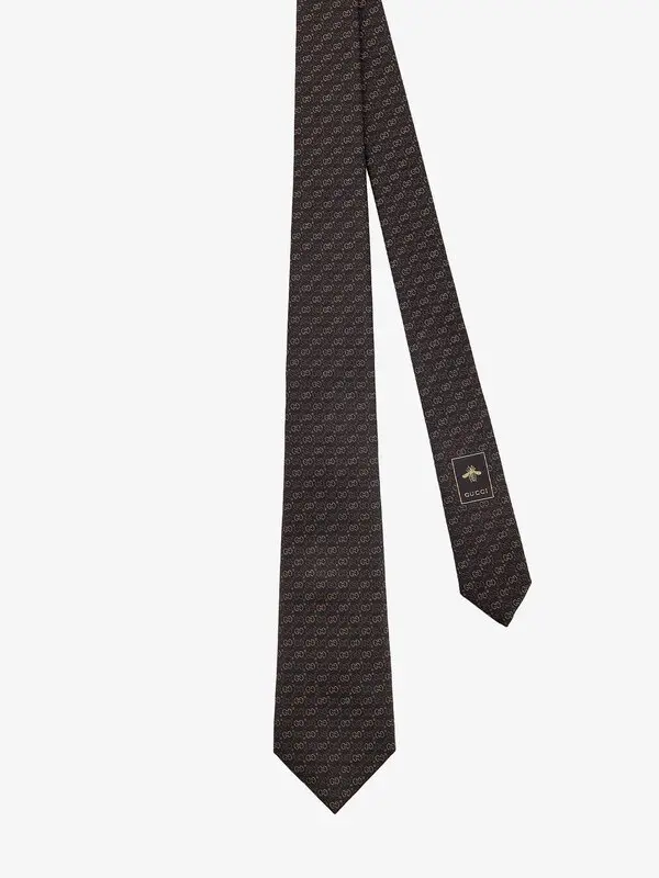 Gucci Gg Motif Silk Tie