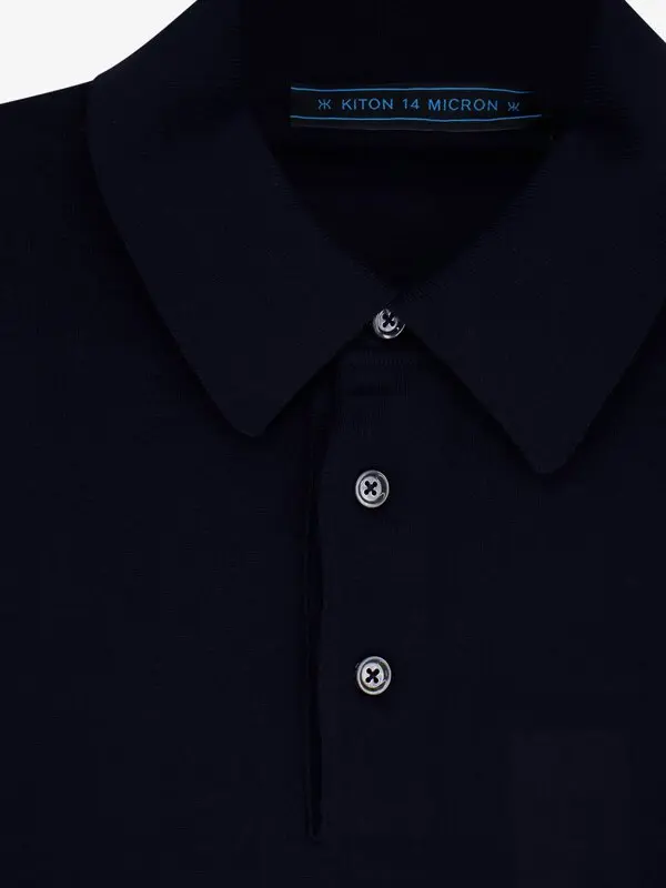 Kiton Wool Polo Shirt