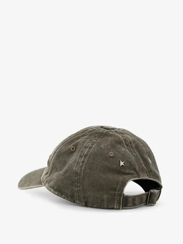 GOLDEN GOOSE Decostructed Washed Cotton Baseball Cap