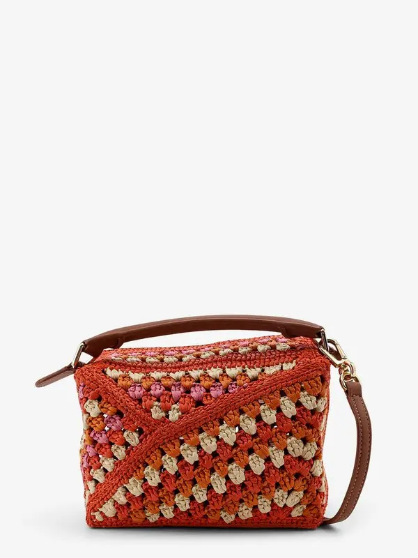 Loewe Paula's Ibiza-puzzle Edge Crochet Handbag