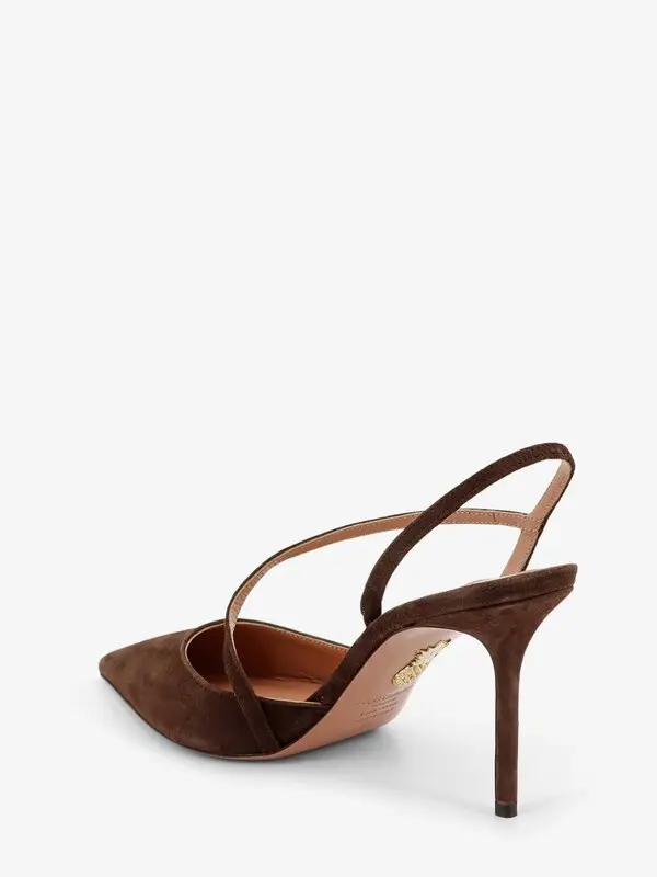 AQUAZZURA Bow Tie Suede Pumps