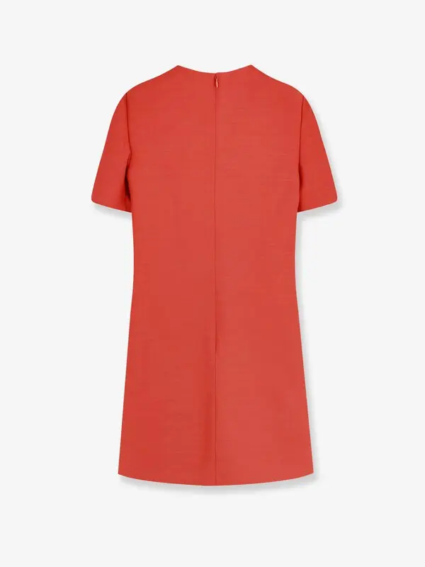 Valentino Garavani Wool And Silk Blend Short Dress
