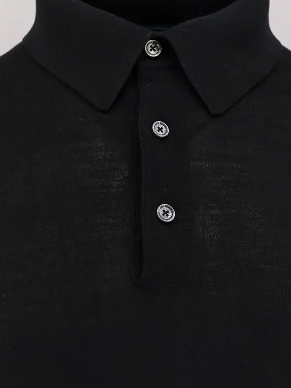 Kiton Wool Polo Shirt