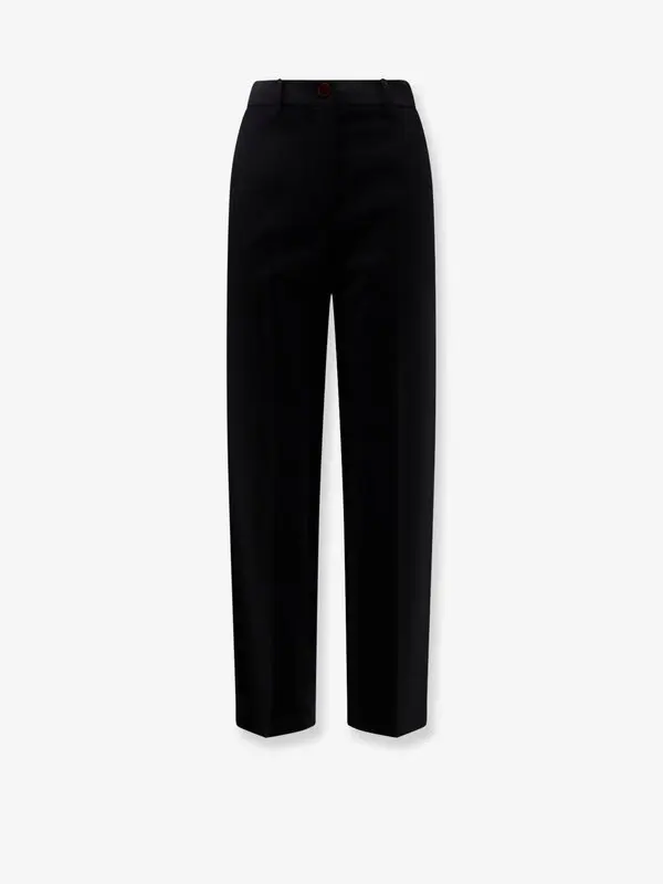 ALYSI Cigarette Virgin Wool Trousers