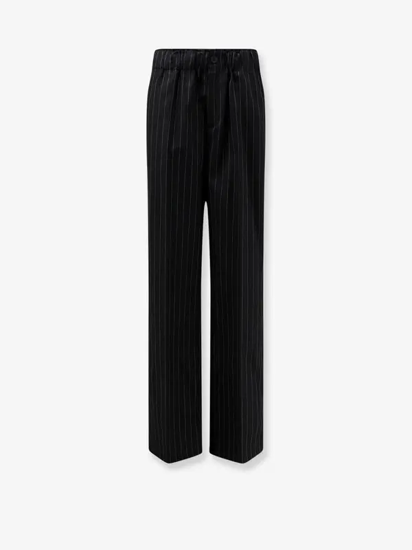 SEMICOUTURE Virgin Wool And Viscose Trousers