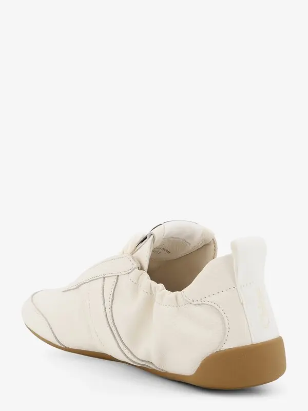 Chloé Kick Leather Sneakers With Side Logo