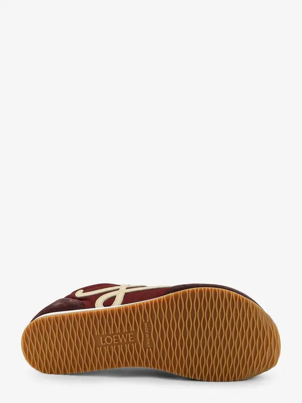 Loewe Ballet Runner 2.0 Nylon And Suede Sneakers With Side Logo - Red
