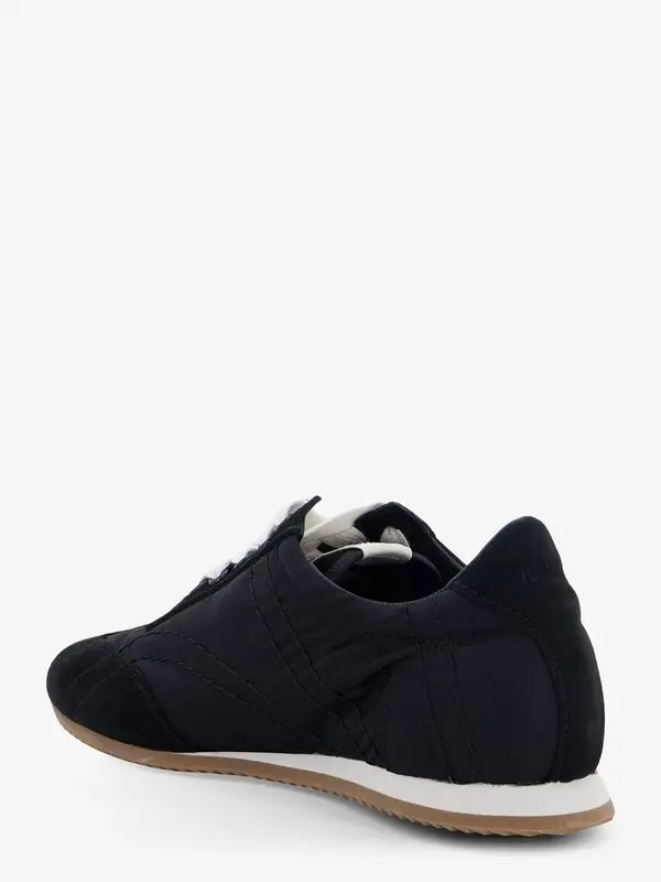 TOTEME Nylon And Suede Sneakers With All-over Stitching