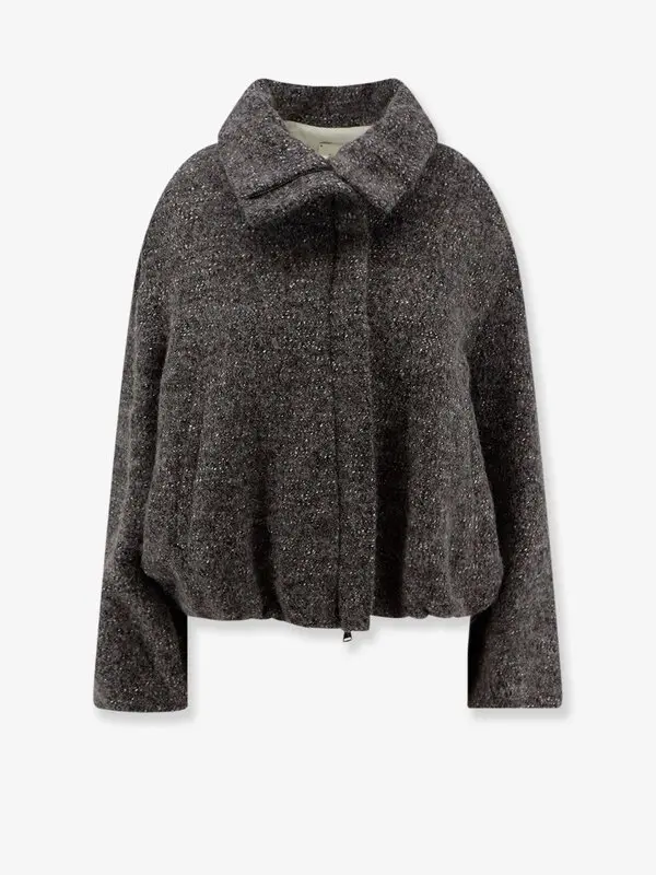 ALYSI Virgin Wool, Cotton And Alpaca Jacket