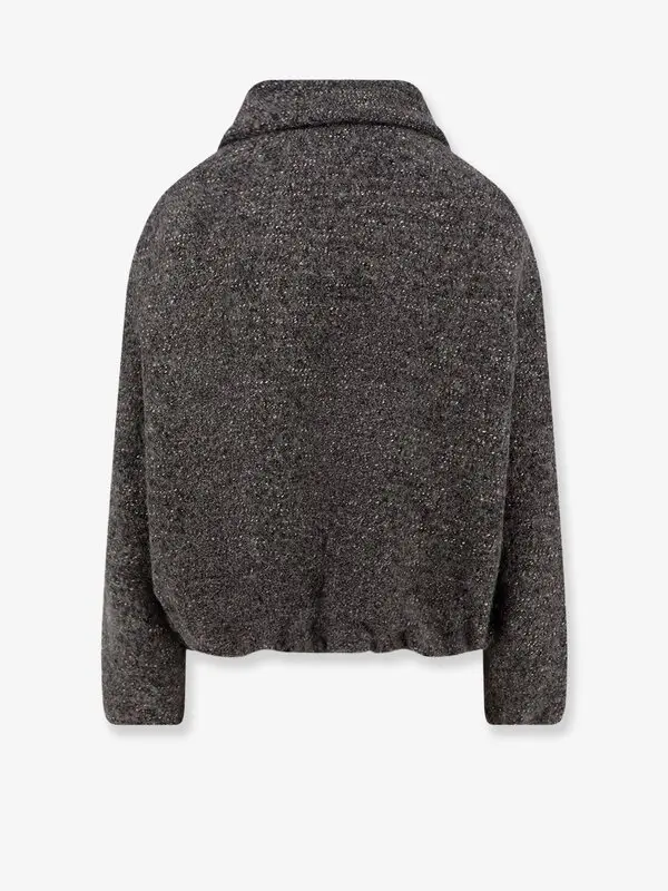 ALYSI Virgin Wool, Cotton And Alpaca Jacket