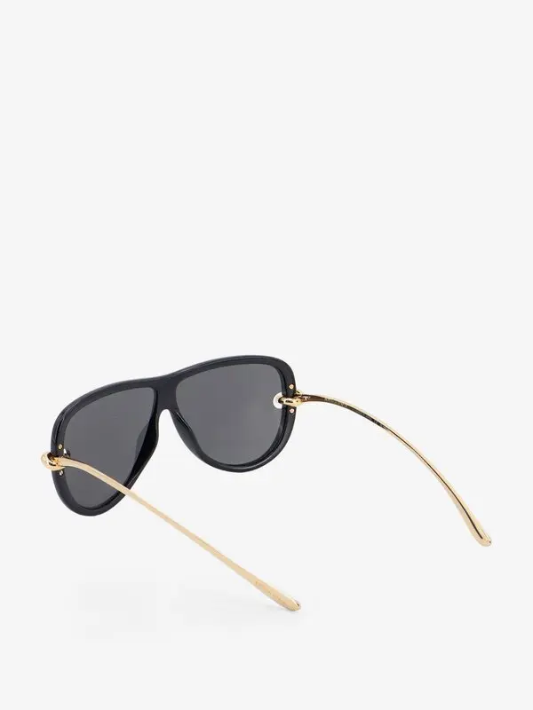 Bottega Veneta Knot Aviator Acetate Sunglasses