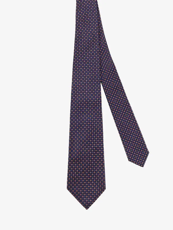 Kiton Silk Tie - Blue