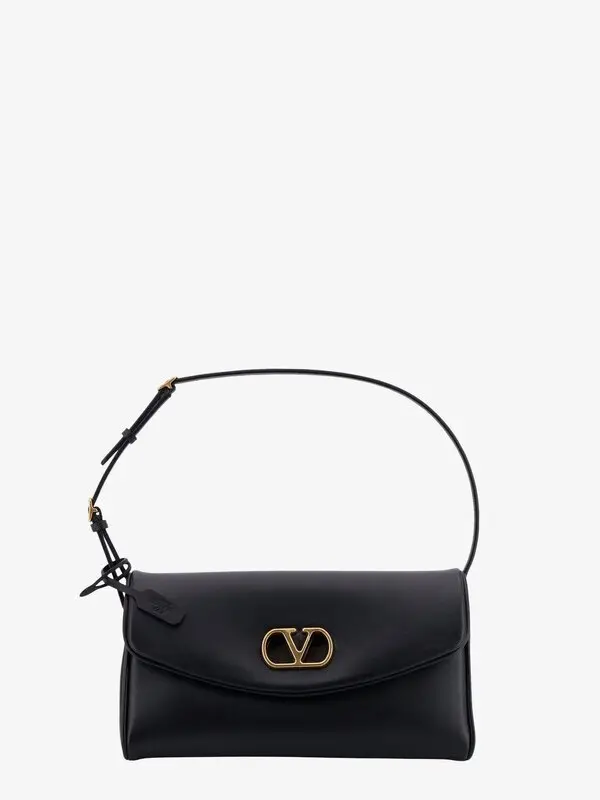 Valentino Garavani Devain Leather Shoulder Bag