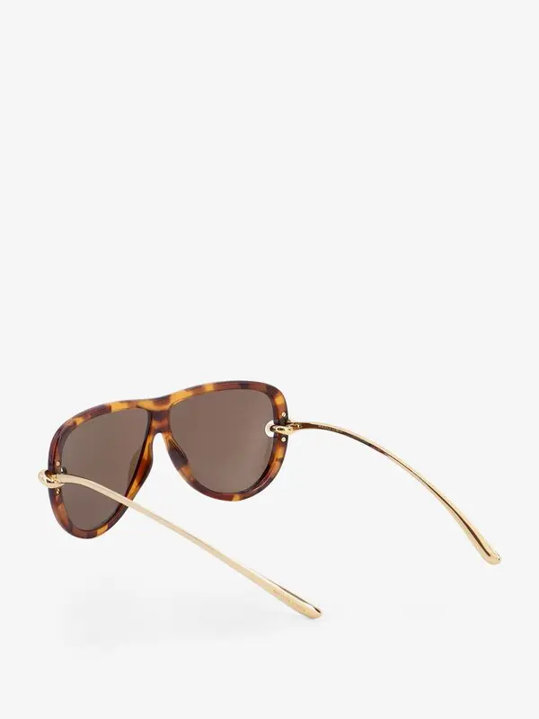 Bottega Veneta Knot Aviator Acetate Sunglasses