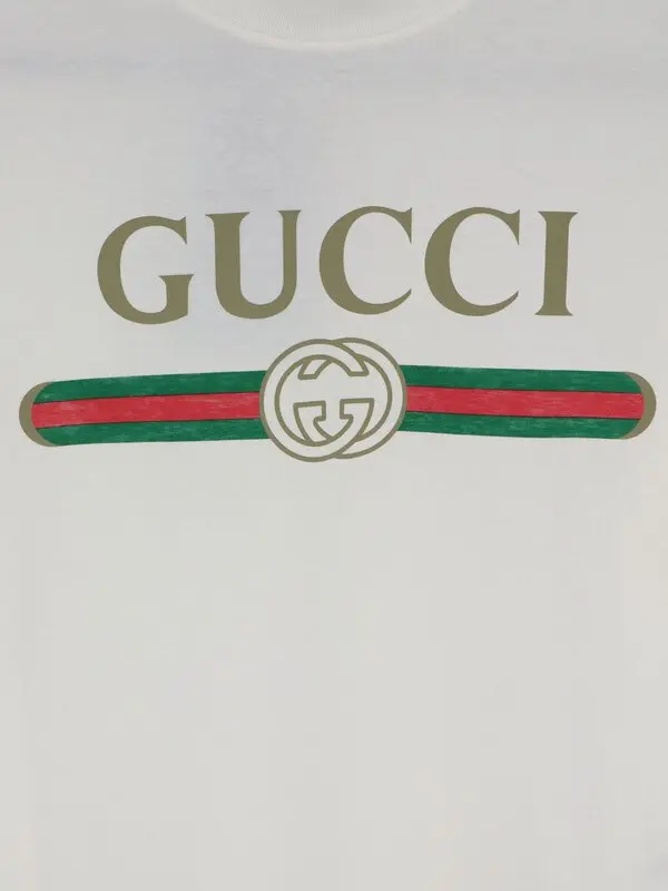Gucci Cotton And Silk Blend T-shirt
