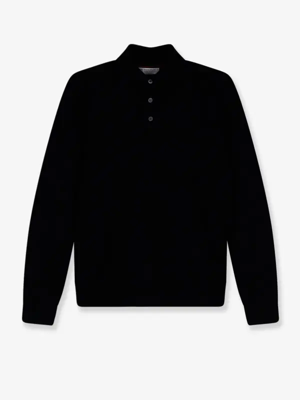 Brunello Cucinelli Cashmere And Silk Polo Shirt