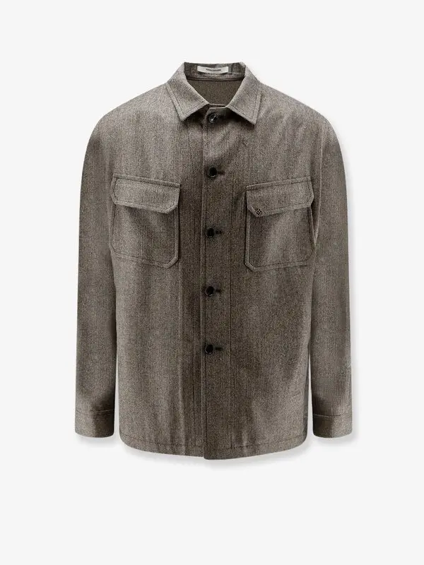 Tagliatore Calvin Pied-de-poule Virgin Wool Shirt/jacket