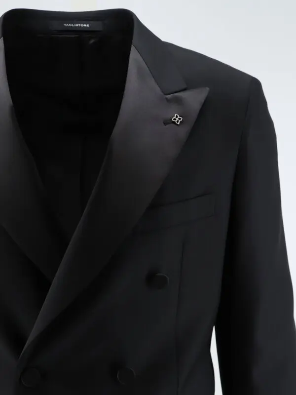 Tagliatore Double-breasted Virgin Wool Tuxedo