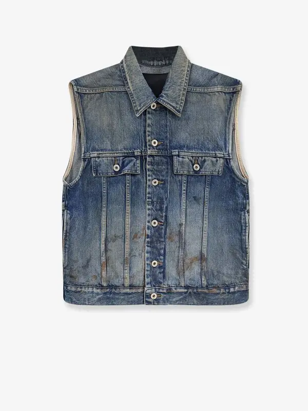 Rick Owens Sleeveless Denim Jacket