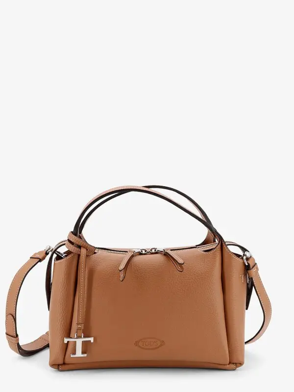 TOD'S Apa Leather Crossbody - Brown