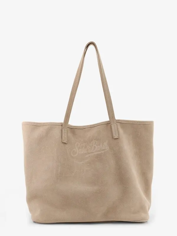 MC2 SAINT BARTH City Bag Shoulder Bag In Suede - Beige