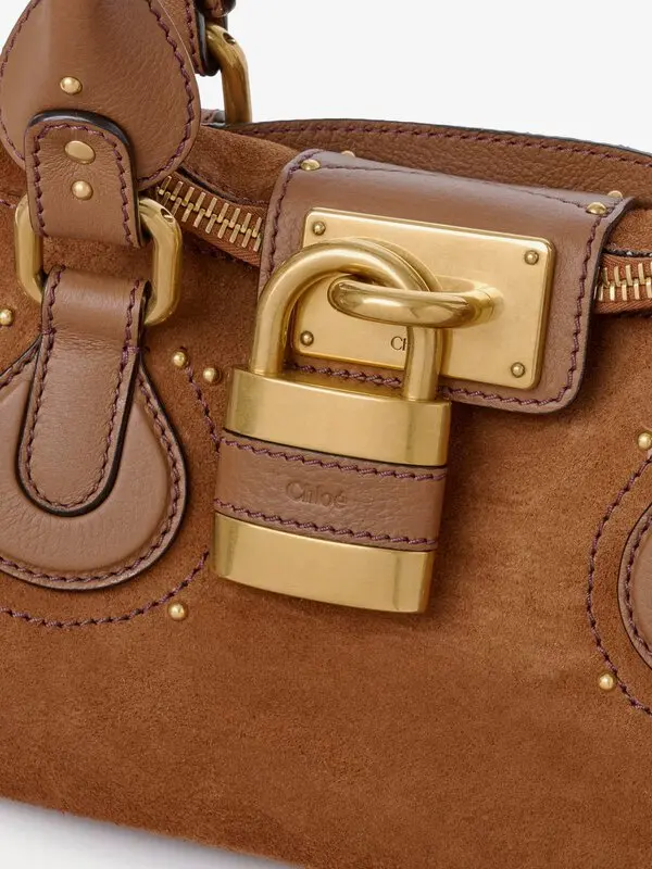 Chloé Paddington Suede Shoulder Bag