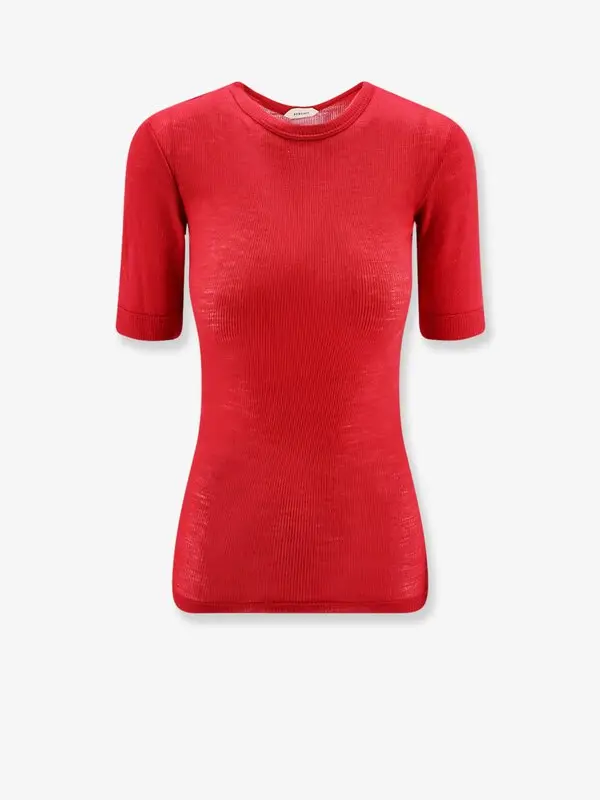 Versace Ribbed Cotton T-shirt