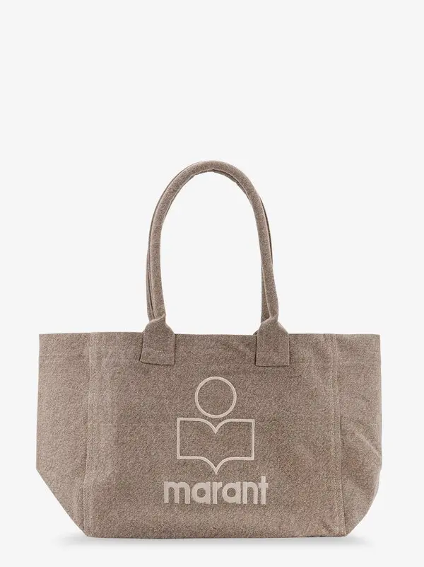 Isabel Marant Étoile Yenky Zipped Cotton Shoulder Bag - Beige