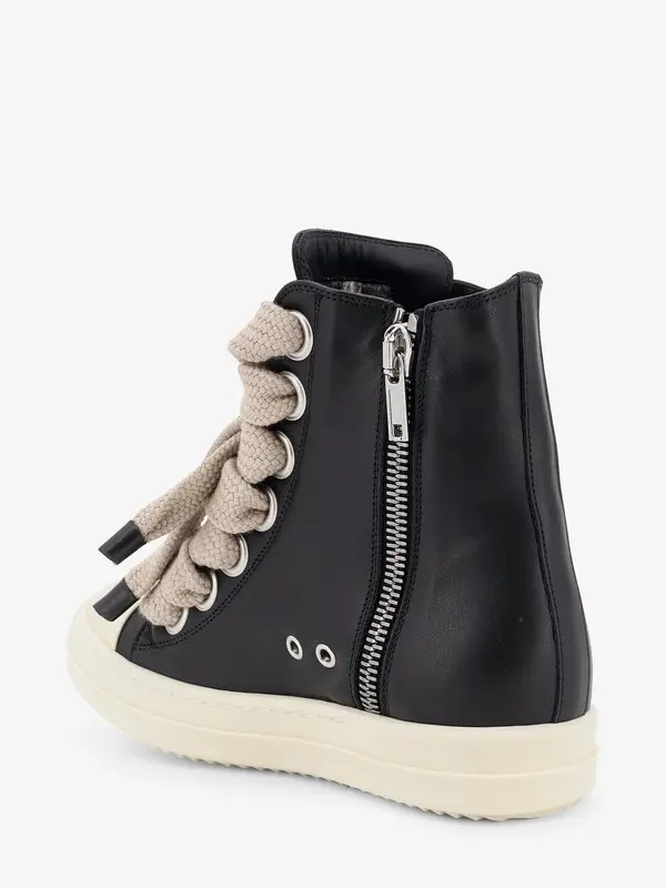 Rick Owens Jumbolace Leather Sneakers