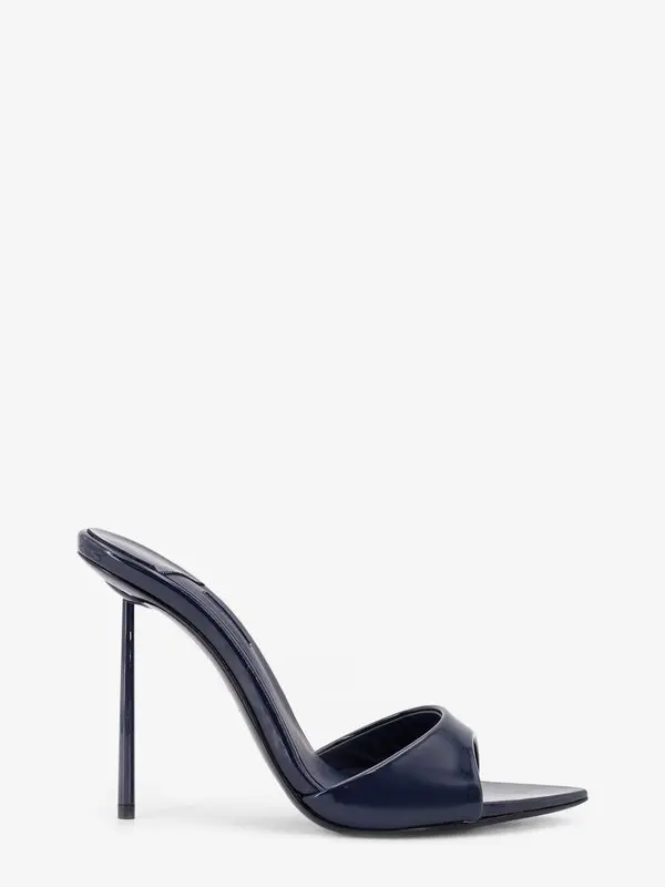LE SILLA Bella Patent Leather Sandals - Blue