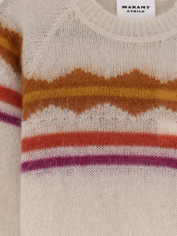 MARANT ETOILE Monette Mohair And Cashmere Blend Sweater - Beige