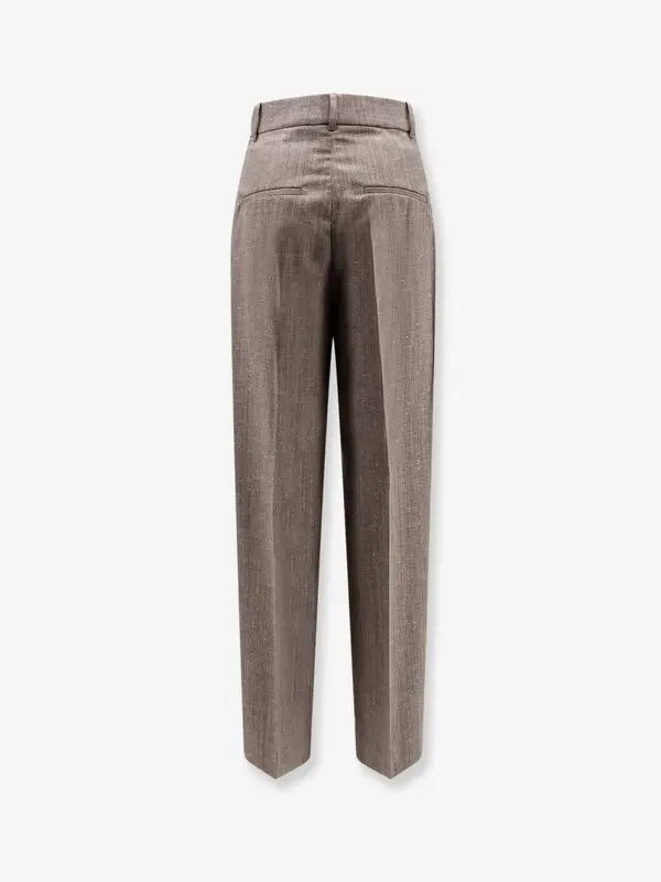 RÓHE Mélange Wool And Viscose Trousers
