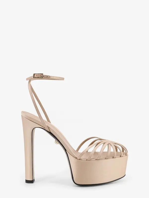 ALEVI` Eva Satin Sandals