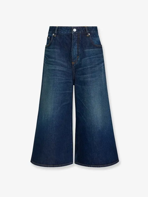 Alaïa Denim Bermuda Shorts