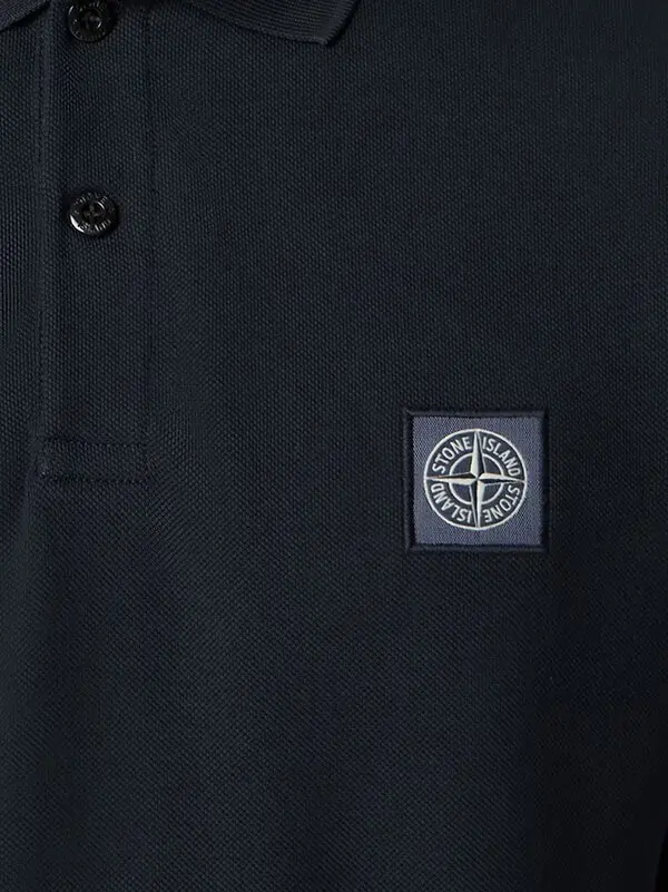 Stone Island Organic Cotton Polo Shirt - Blue