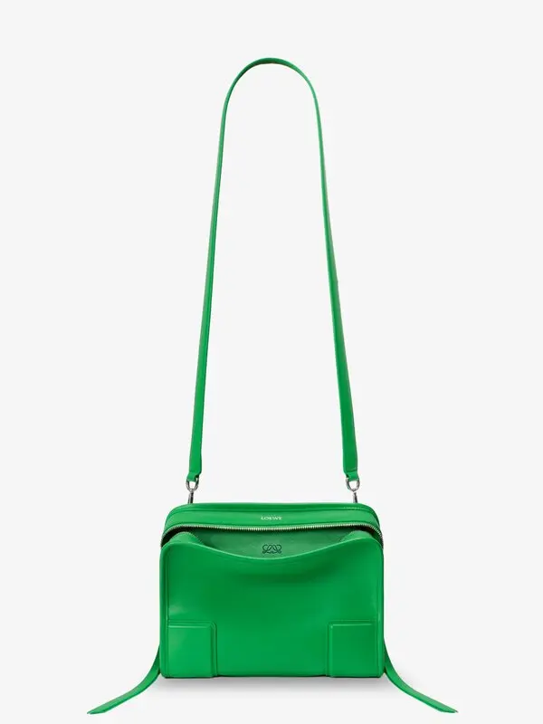 Loewe Amazona 180 Leather Handbag - Green