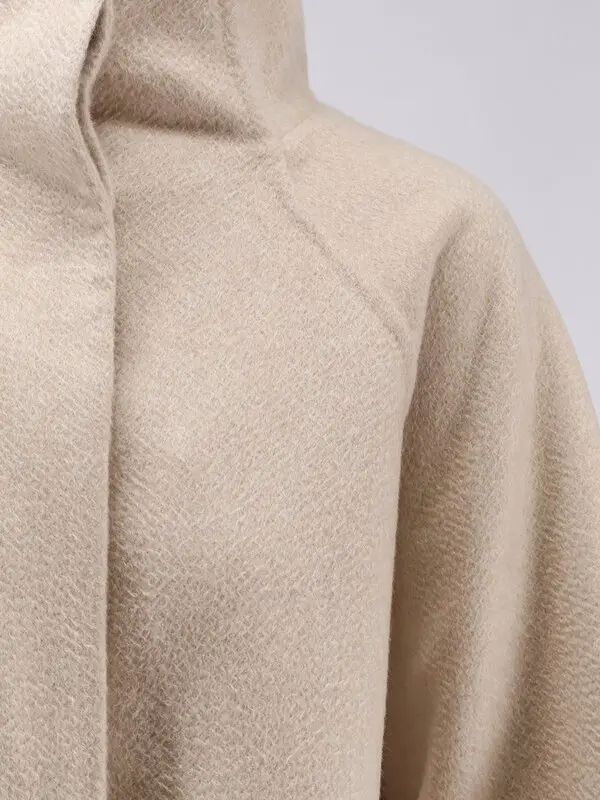 Alaïa Asymmetrical Cashmere Coat