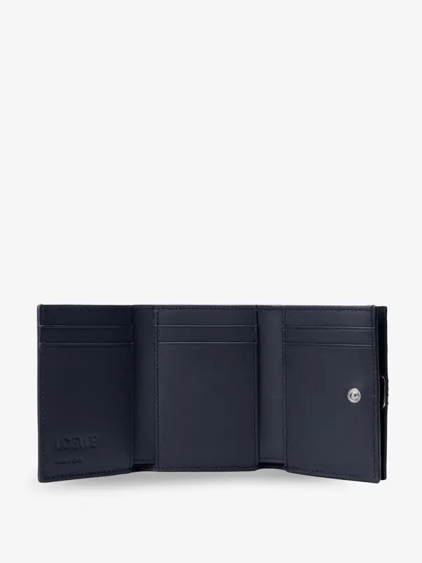 Loewe Anagram Trifold Leather Wallet