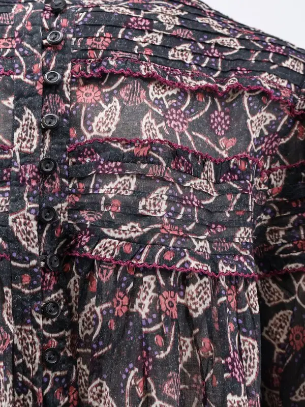 MARANT ETOILE Doane Printed Cotton Shirt