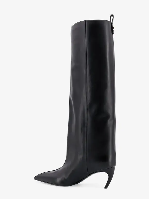 Attico Lea Leather Boots