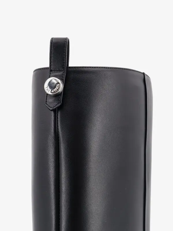 Attico Lea Leather Boots