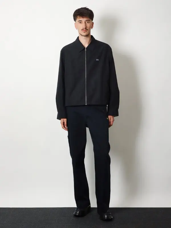 Loewe Cotton Blend Jacket With Logo Embroidery