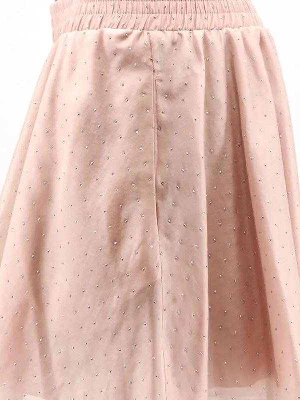ACTUALEE Shorts With Rhinestones
