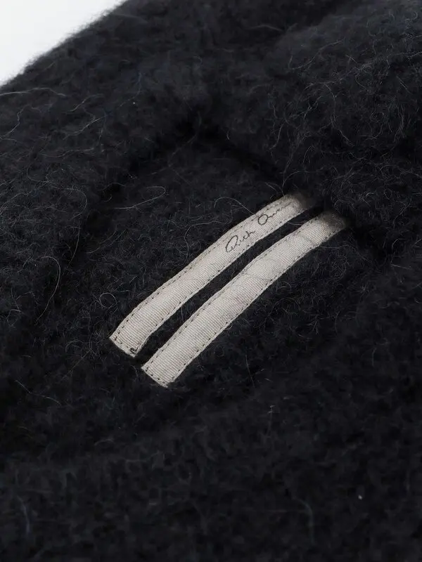 Rick Owens Alpaca And Wool Blend Balaclava