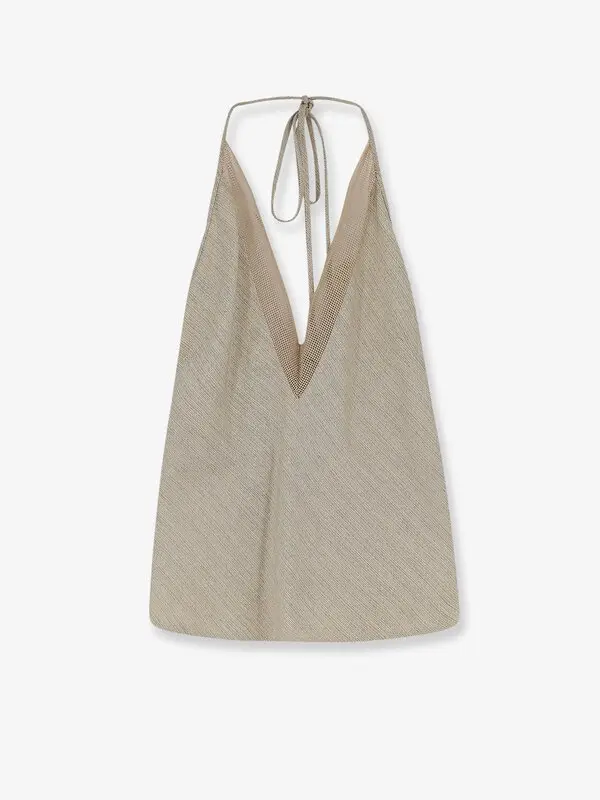 ALYSI Viscose And Linen Top