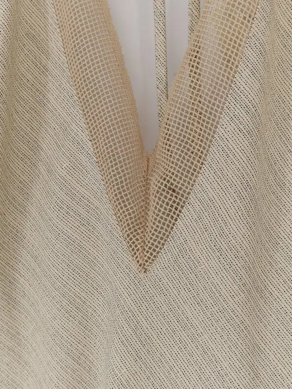 ALYSI Viscose And Linen Top