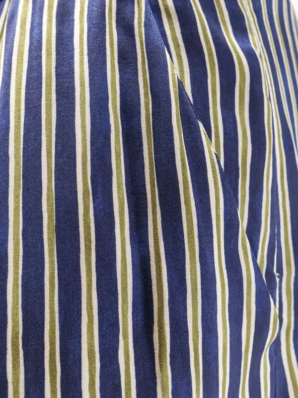 BYE FIRENZE Multicolor Viscose And Rayon Trousers