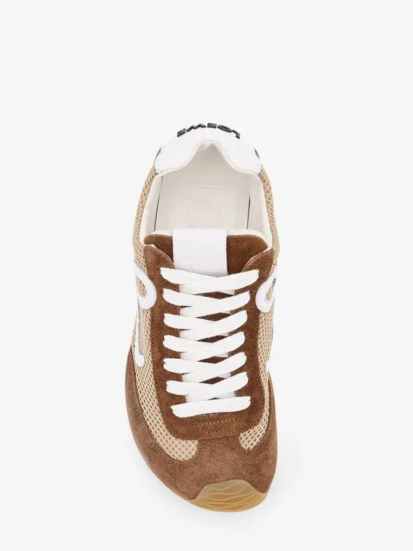 Loewe Ballet Runner 2.0 Sneakers In Nylon And Suede With Side Logo