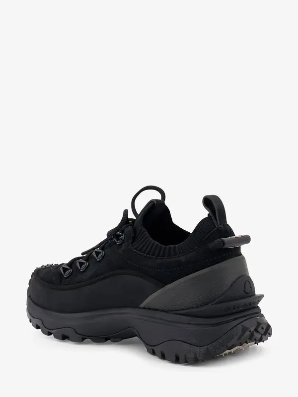 Moncler Trailgrip Lite³ Nubuck And Suede Sneakers - Black