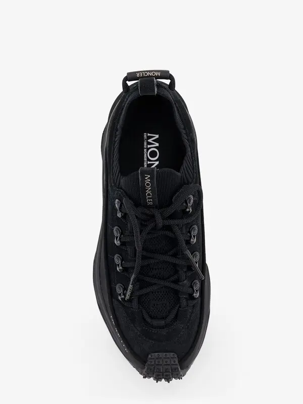 Moncler Trailgrip Lite³ Nubuck And Suede Sneakers - Black